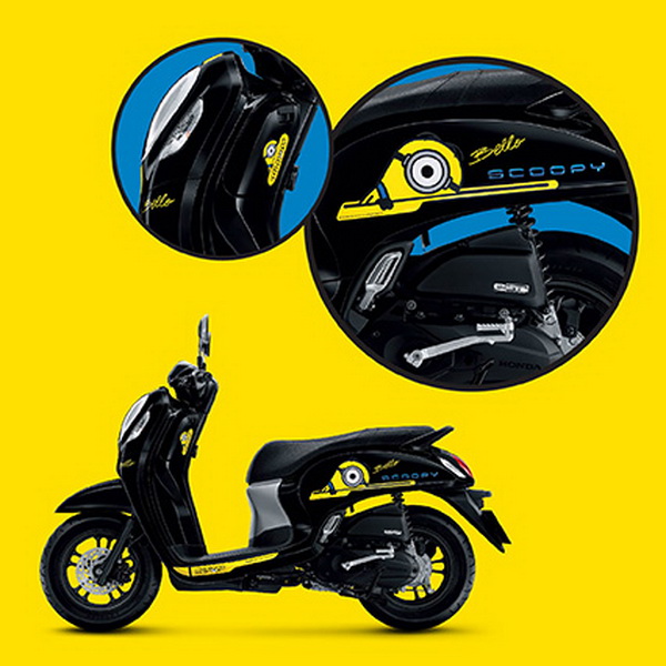 เจาะสไตล์ความสนุกซ่าไม่ซ้ำใครกับ Honda Scoopy Minions Limited Edition ...